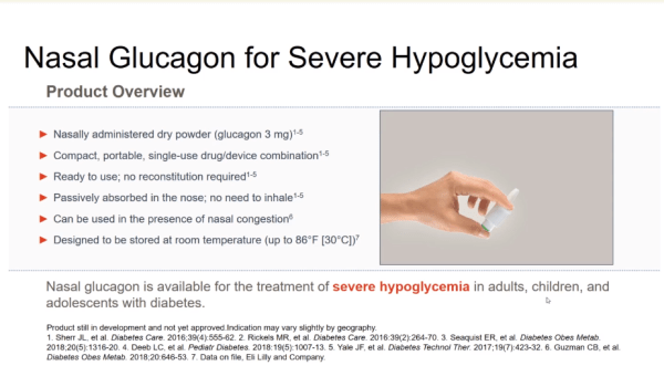 ISPAD 2020. Glucagón Nasal: Definición, características y beneficios ...